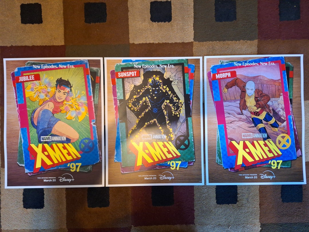 X-men '97 11 X 14.5 Collector's Poster Prints Set of 3 - Etsy