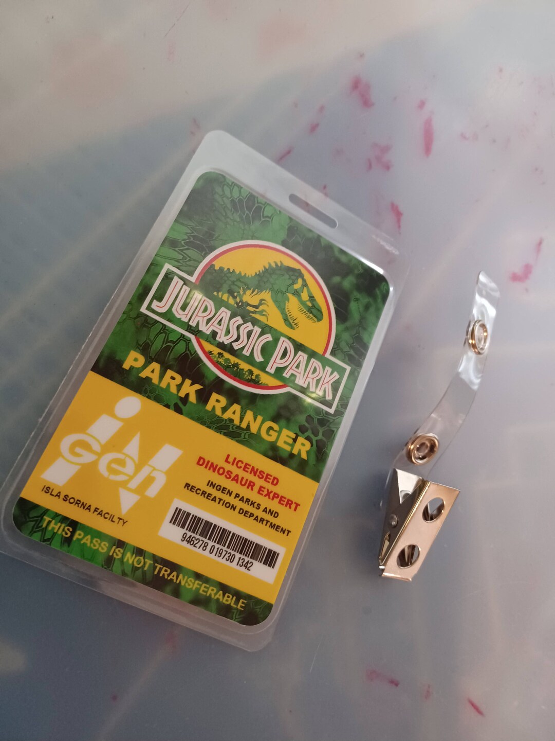 Jurassic Park - Park Ranger Prop I.D. Badge T2 - Etsy