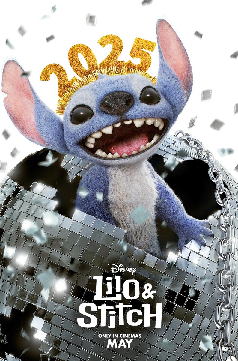 2025 Disney Lilo and Stitch 11x17 Movie Poster Buy2get1free - Etsy