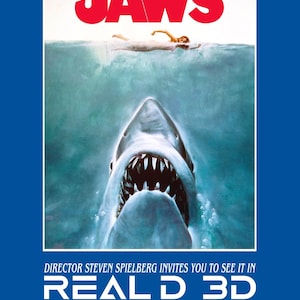 JAWS 11" X 17" Collector's Movie Poster ( T2 ) B2G1F - Etsy