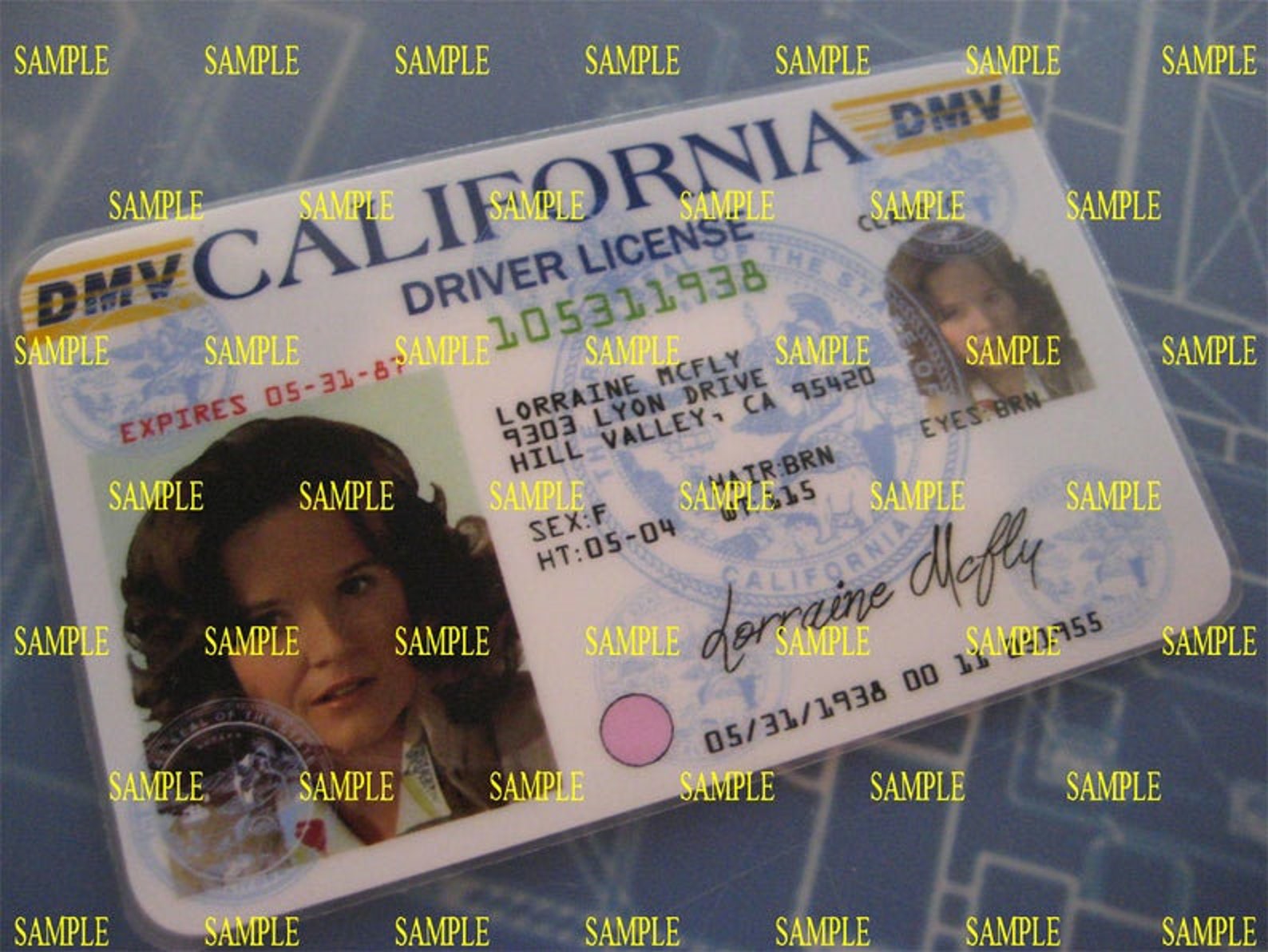 Back to the Future lorraine Mcfly new 1985 License - Etsy