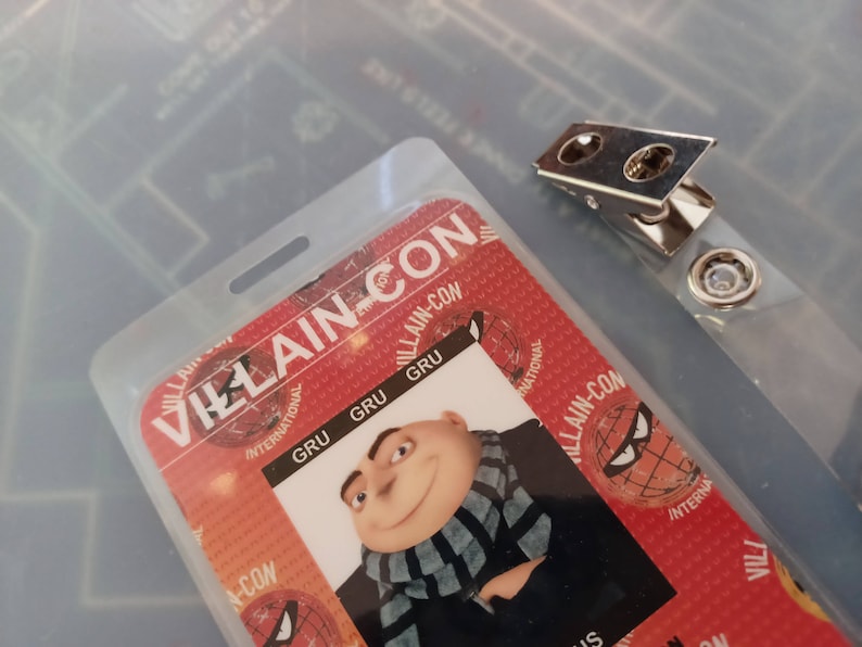 Minions - Felonious Gru - Custom Made - Villain Con - I.D. Badge ...
