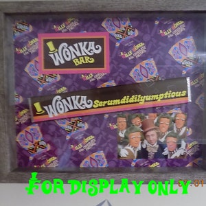 Willy Wonka & Chocolate Factory Replica Scrumdiddlyumptious Bar ...