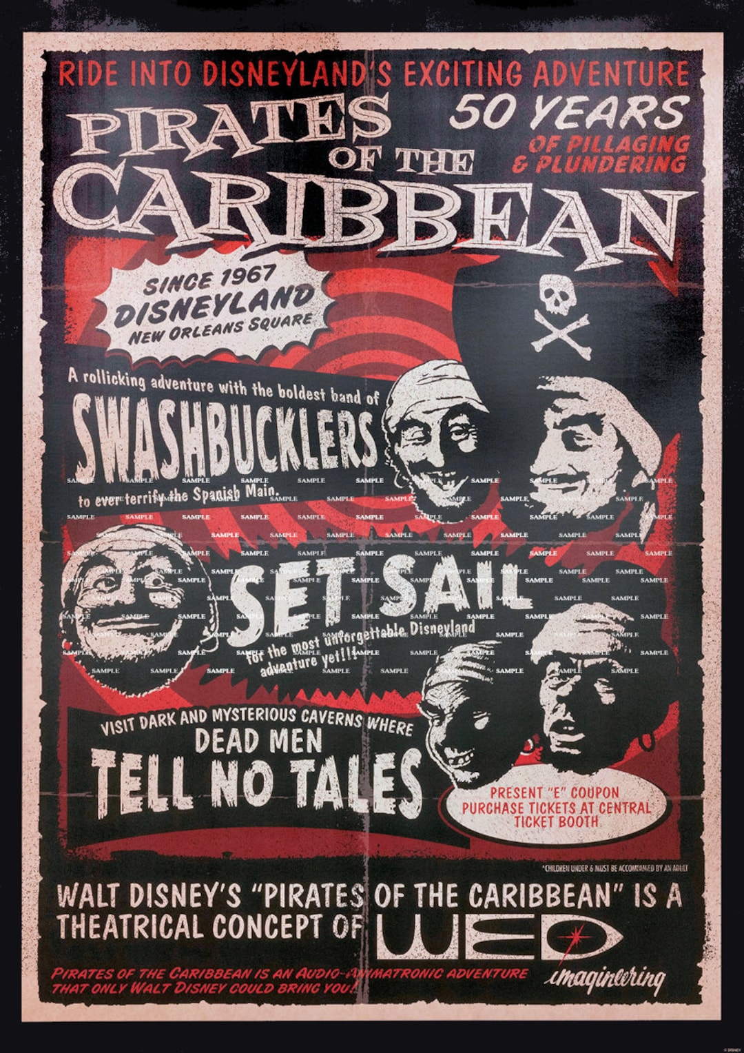 Disney Pirates of the Caribbean 11" X 15.25" Collector's Poster - Etsy