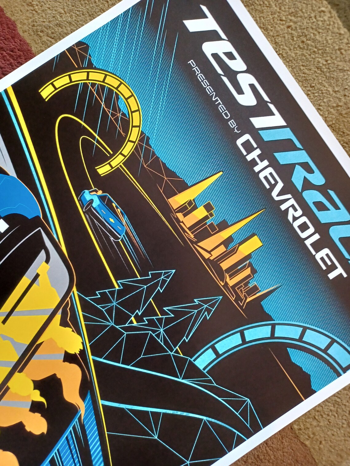 Epcot Test Track ( 11" X 16" ) Collector's Poster Print B2G2F - Etsy