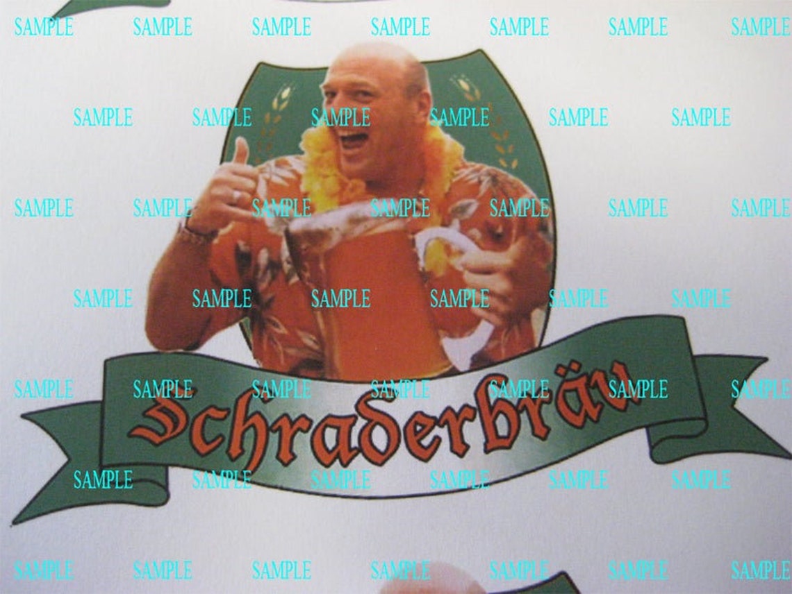Breaking Bad - Schraderbrau - 12 Oz Beer Bottle Labels - [ Set of Six ...