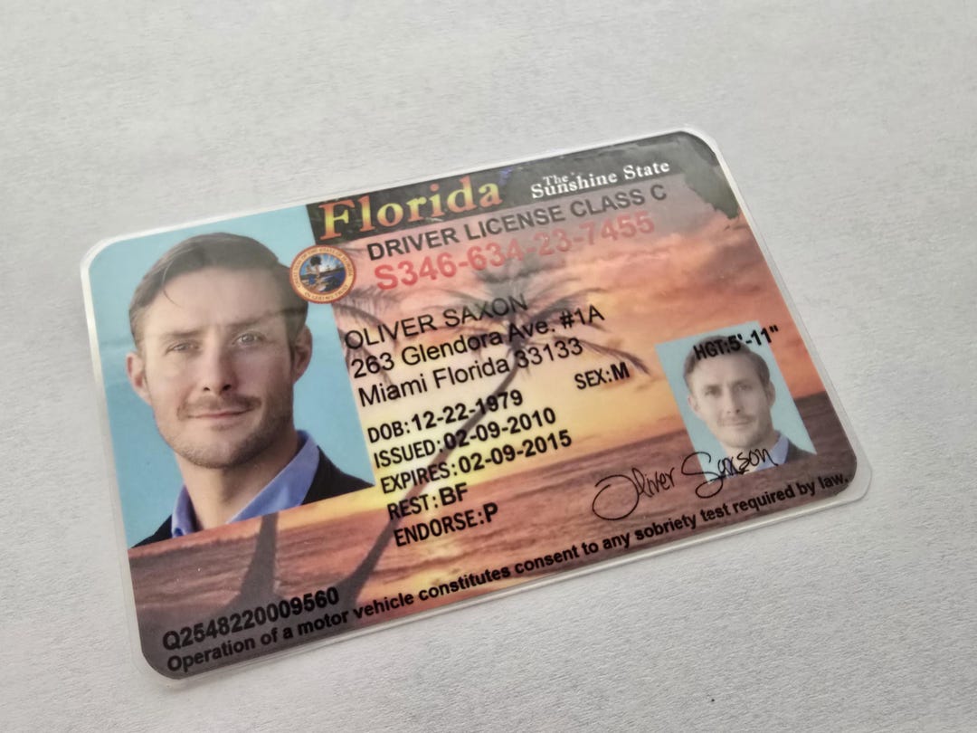 Dexter TV Series Oliver Saxon the Brain Surgeon Driver's License ...