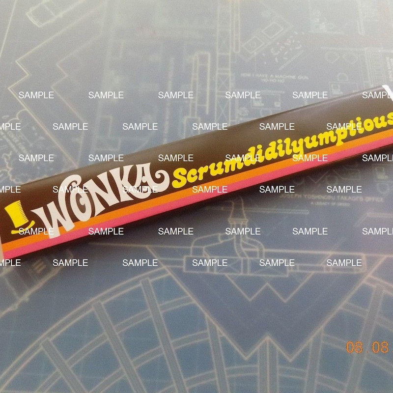 Wonkas Bar Wrapper - Etsy