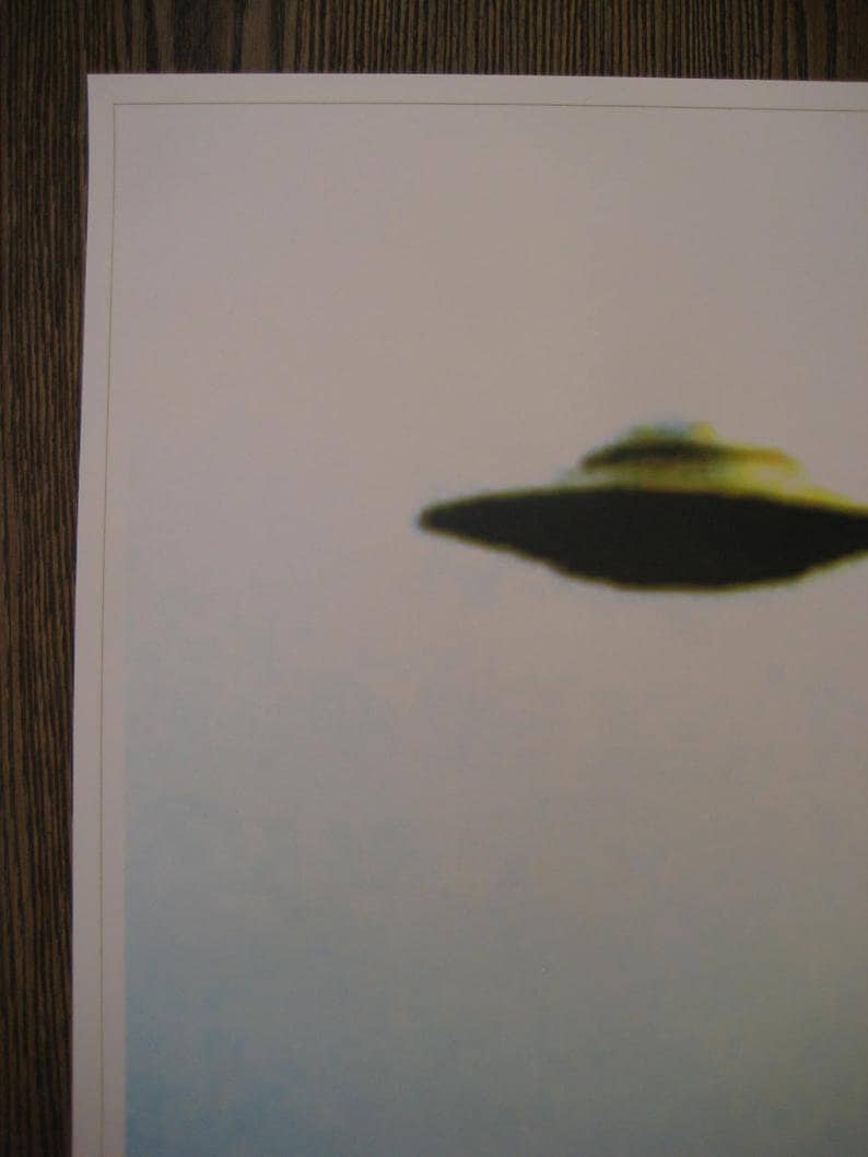 The X-files I Want to Believe UFO 11 X 17 - Etsy