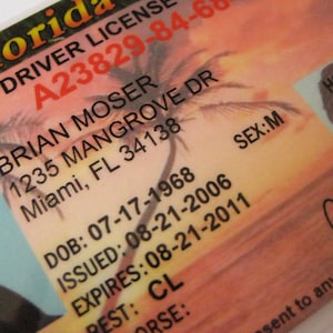 Dexter TV Series Brian Moser Ice Truck Killer Driver's License Cosplay ...