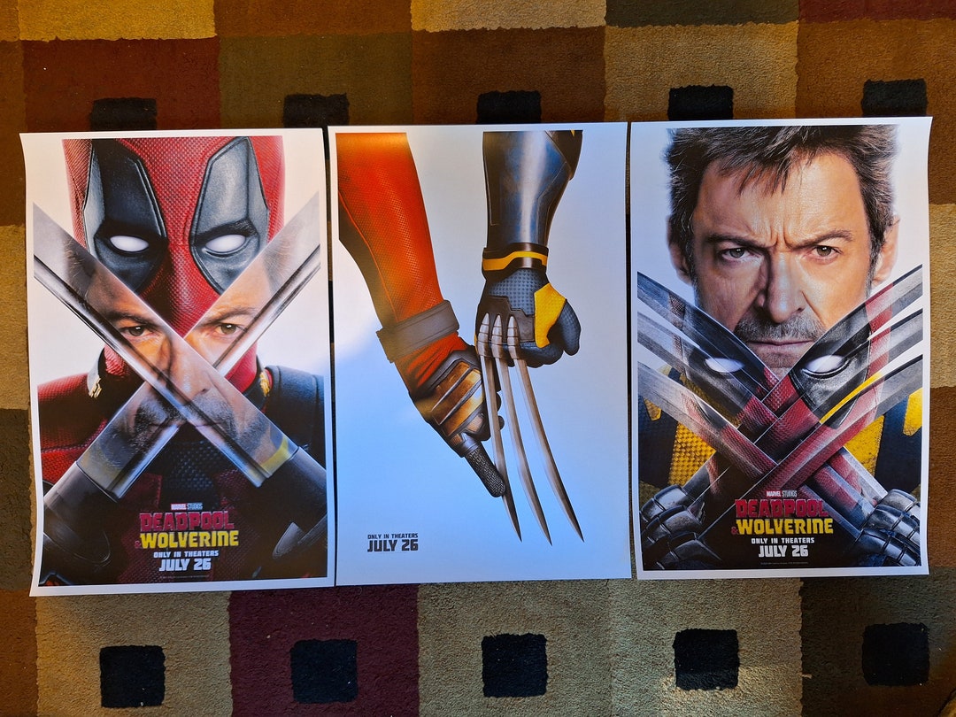 Deadpool & Wolverine 11 X 17 Movie Collector's Poster Prints Set of 3 ...
