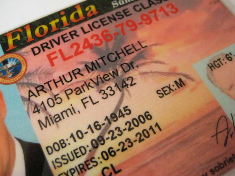 Dexter TV Series Arthur Mitchell the Trinity Killer Driver's License ...