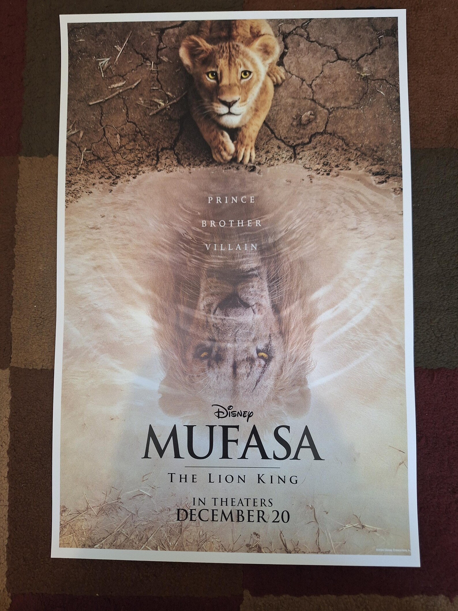 Mufasa 11 X 17 Collector's Poster Print T2 B2G1F - Etsy