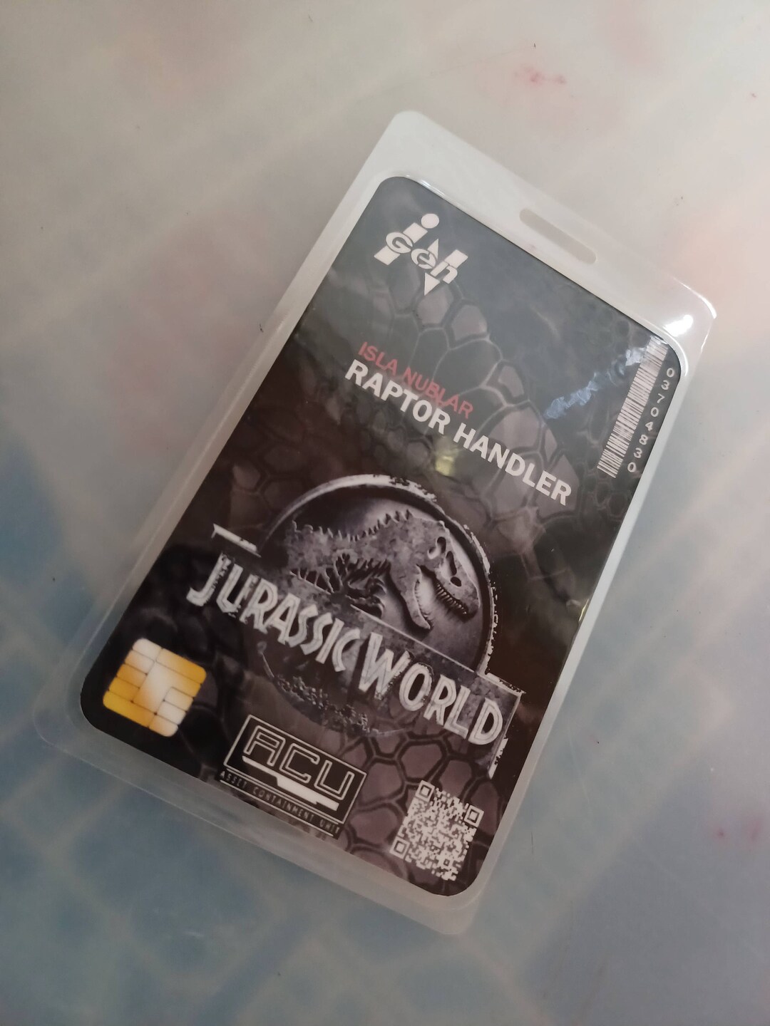 Jurassic Park Raptor Handler Prop I.D. Badge B3G1F - Etsy