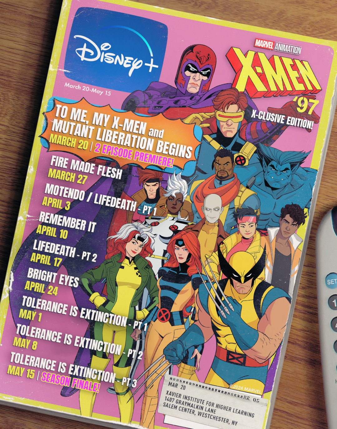 X-men '97 ( 11" X 14.5" ) Collector's Poster Print B2G2F - Etsy