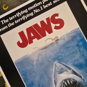 JAWS 11" X 17" Collector's Movie Poster B2G1F - Etsy