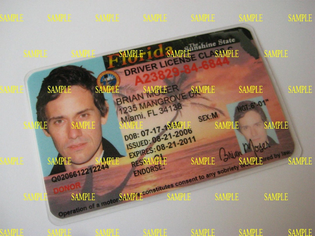 Dexter TV Series Brian Moser Ice Truck Killer Driver's License Cosplay ...