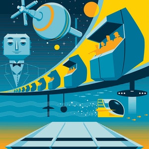 Epcot HORIZONS ( 11" X 16" ) Collector's Poster Print B2G2F - Etsy