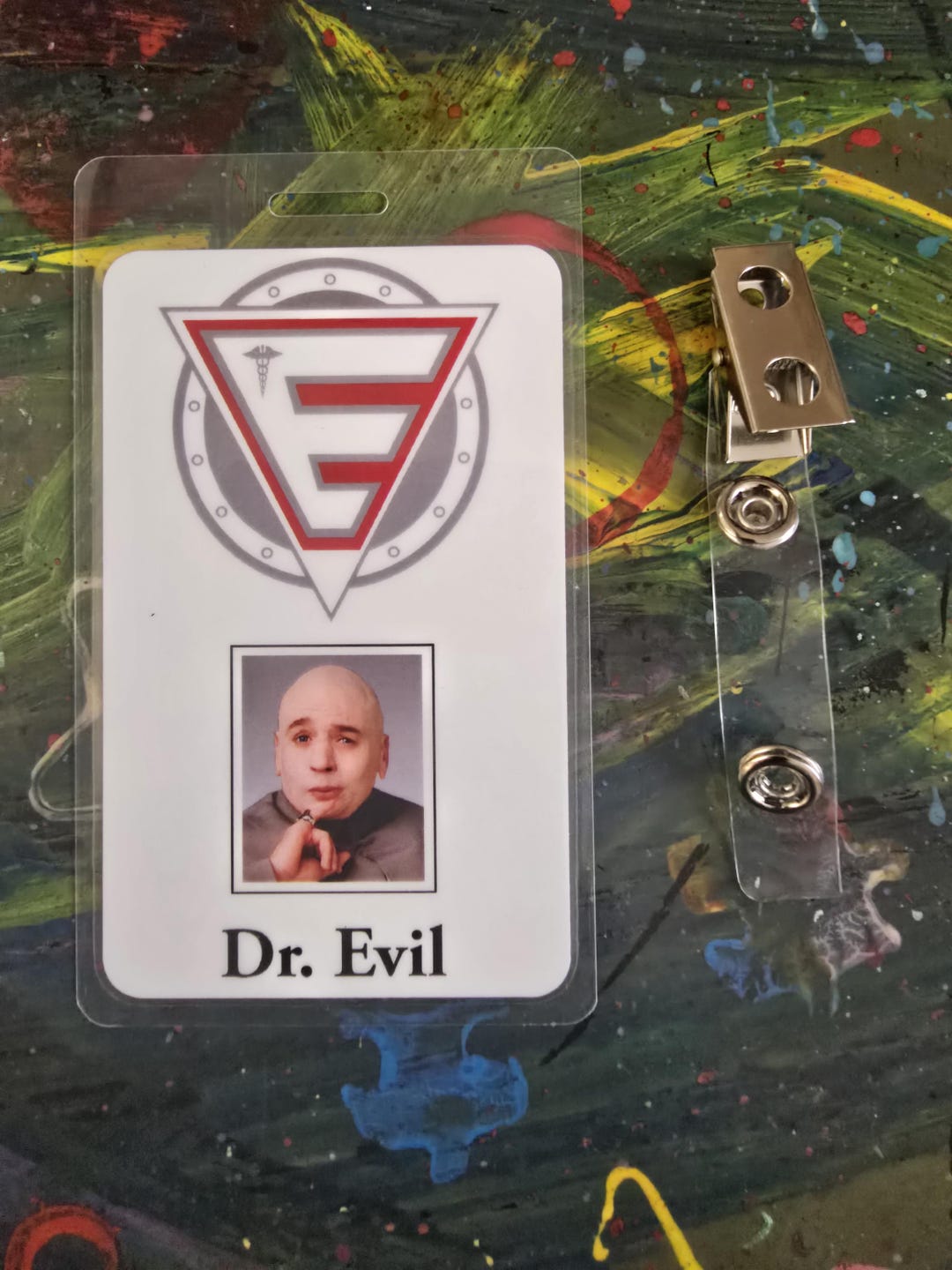 Austin Powers Dr. Evil Prop Cosplay Novelty I.D. Badge - Etsy