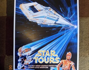 Star Tours Poster - Etsy
