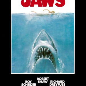 JAWS 11" X 17" Collector's Movie Poster B2G1F - Etsy