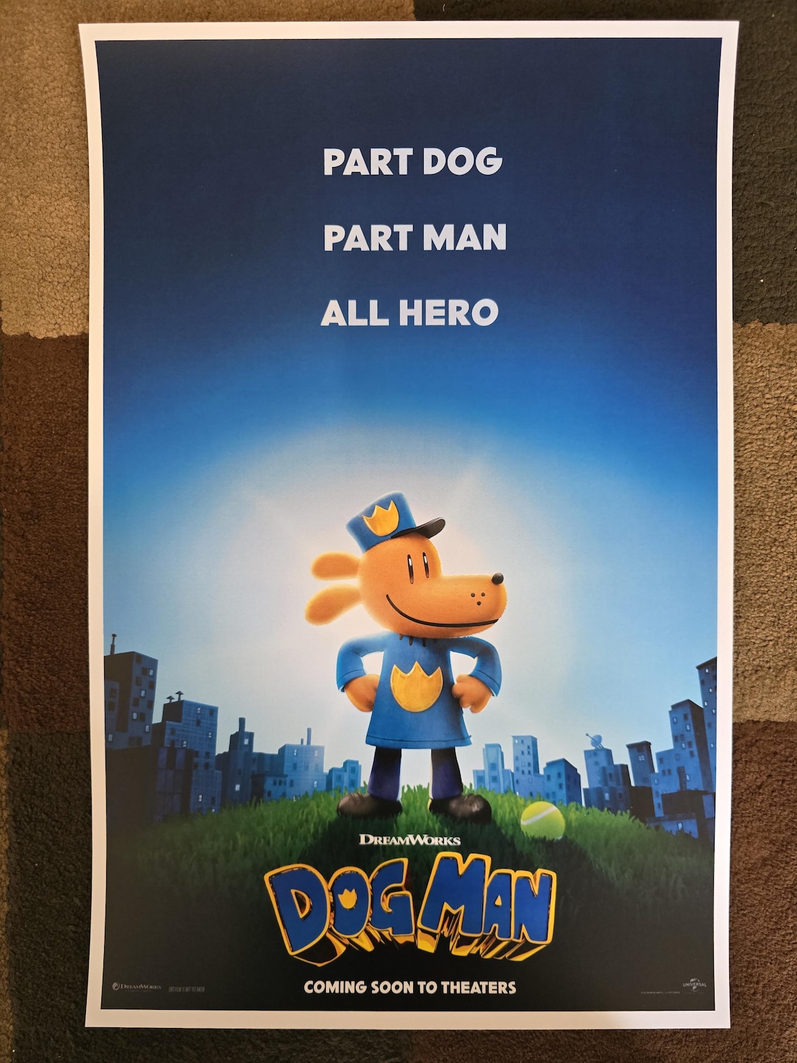 Dog Man 11" X 17" Collector's Poster Print ( T2 ) B2G2F - Etsy