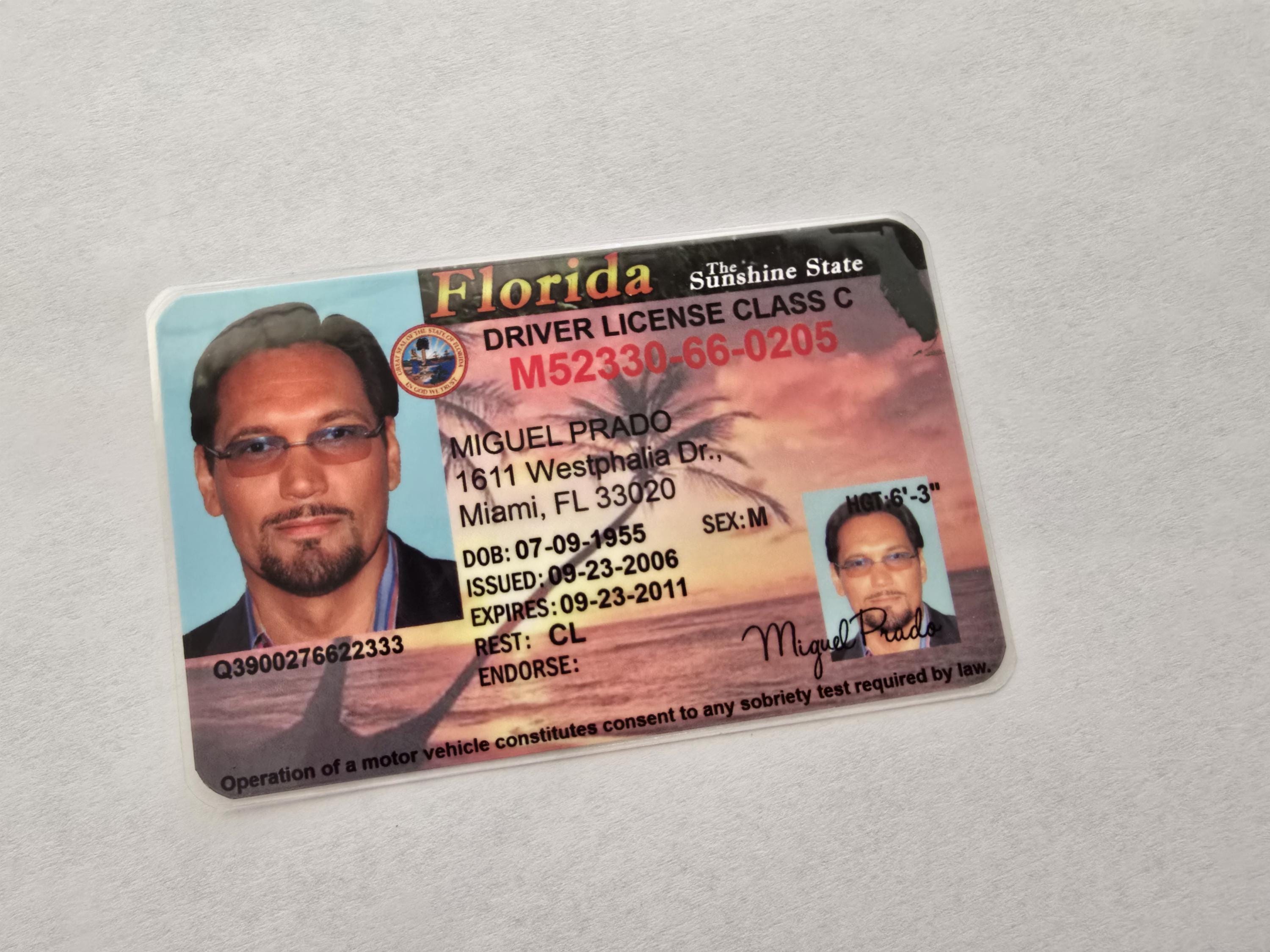 Dexter TV Series Miguel Prado Assistant District Attorney Driver's ...