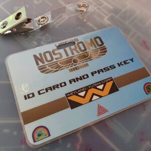 Alien custom Made I.D. Badge Lambert USCSS Nostromo Cosplay Novelty - Etsy
