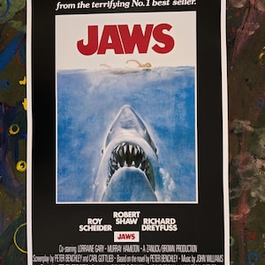 JAWS 11" X 17" Collector's Movie Poster B2G1F - Etsy