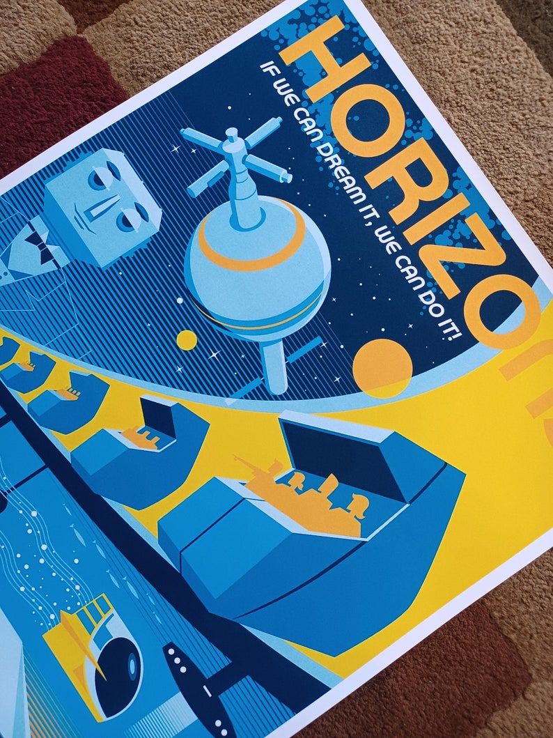 Epcot HORIZONS ( 11" X 16" ) Collector's Poster Print B2G2F - Etsy