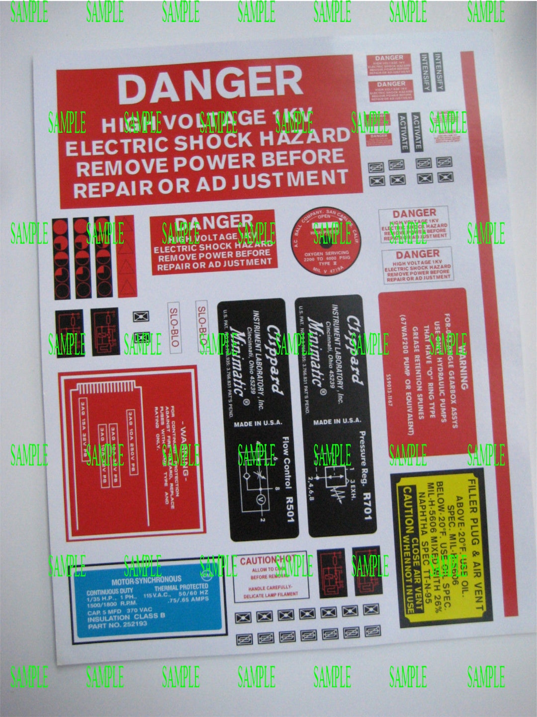 Ghostbusters Full Size Replacement Proton Pack Stickers - Etsy