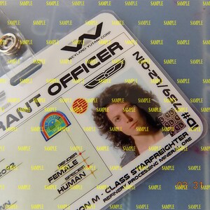 Alien custom Made I.D. Badge Ripley . E USCSS Nostromo - Etsy