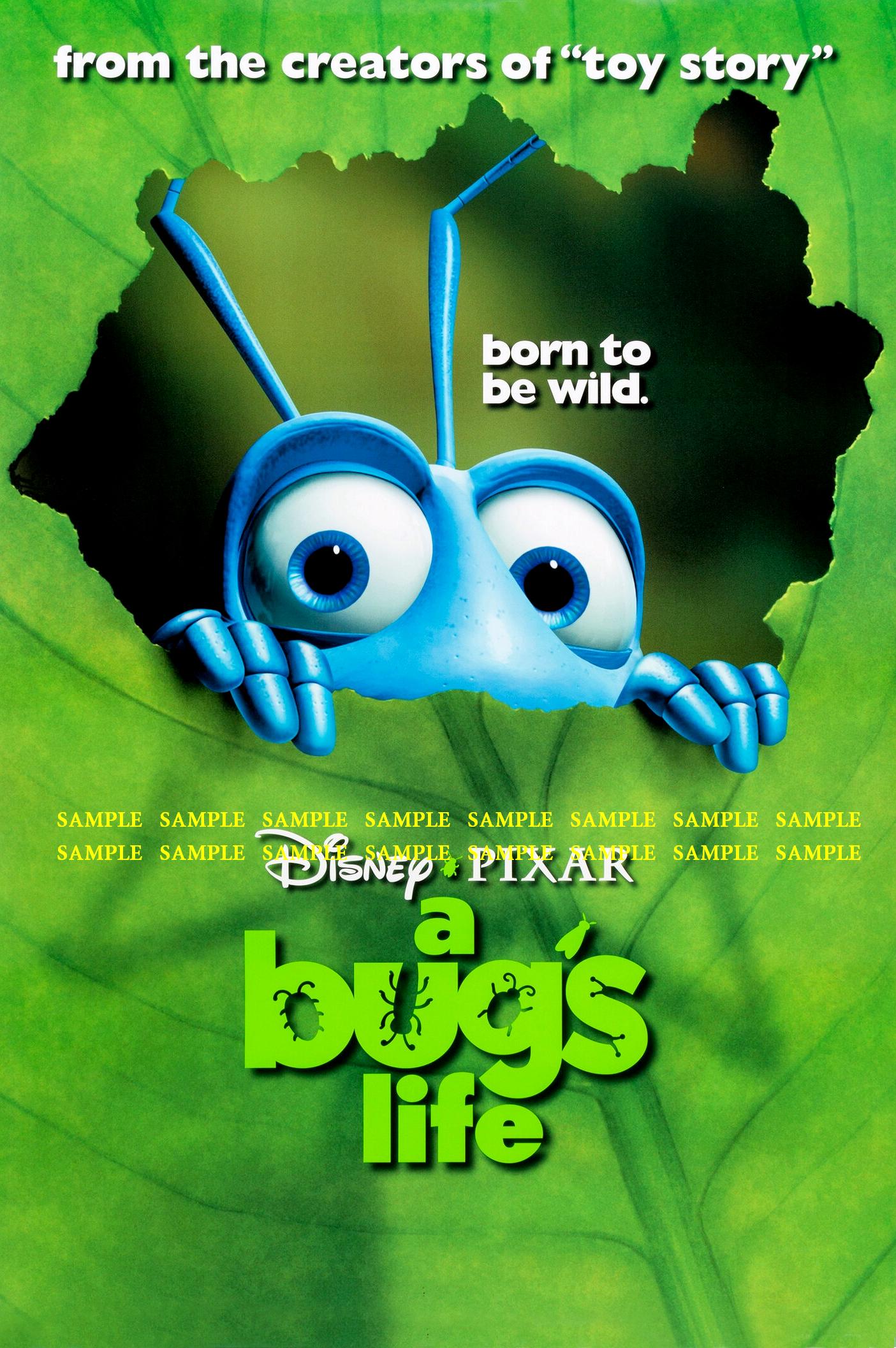 Disney Pixar A Bug's Life 11" X 16.5" Collector's Movie Poster B2G1F - Etsy