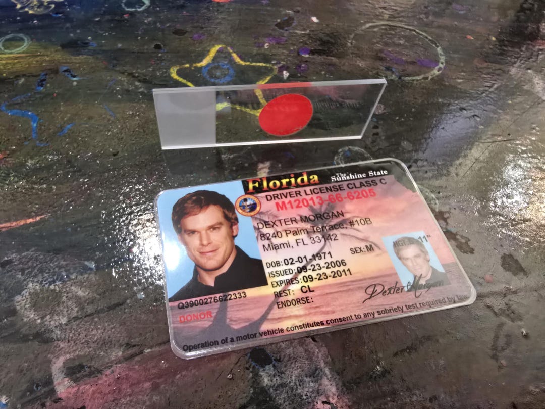 Dexter Morgan Driver's License Prop Cosplay - Etsy