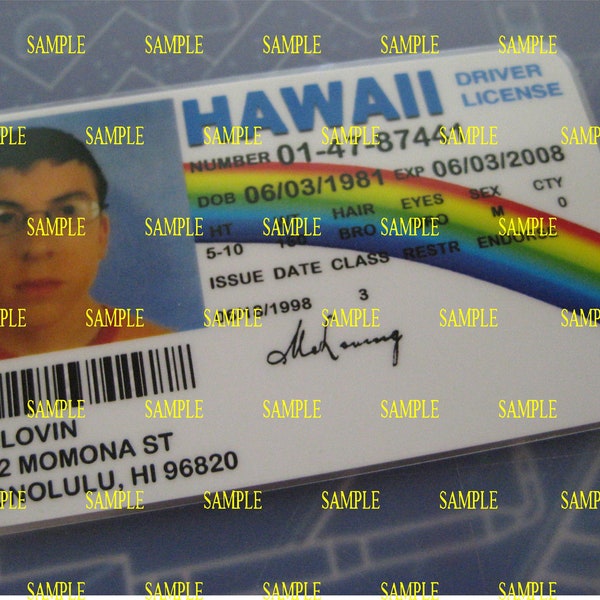 Mclovin Id Back - Etsy