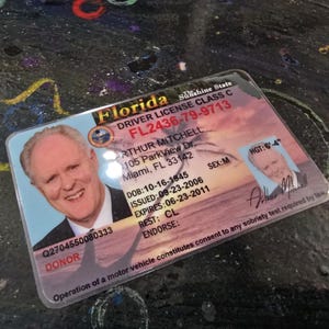 Dexter TV Series Arthur Mitchell the Trinity Killer Driver's License ...