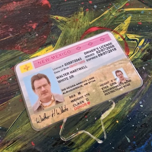 Breaking Bad Walter White Drivers License Prop Cosplay Novelty - Etsy