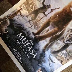 Mufasa ( 11" X 16.5" ) Collector's Poster Print ( T3 ) B2G2F - Etsy