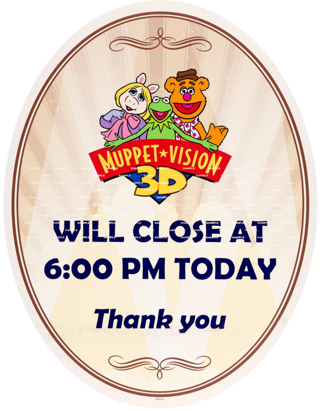 Disney Muppets Sign 11 X 14.5 Collector's Poster Print - Etsy