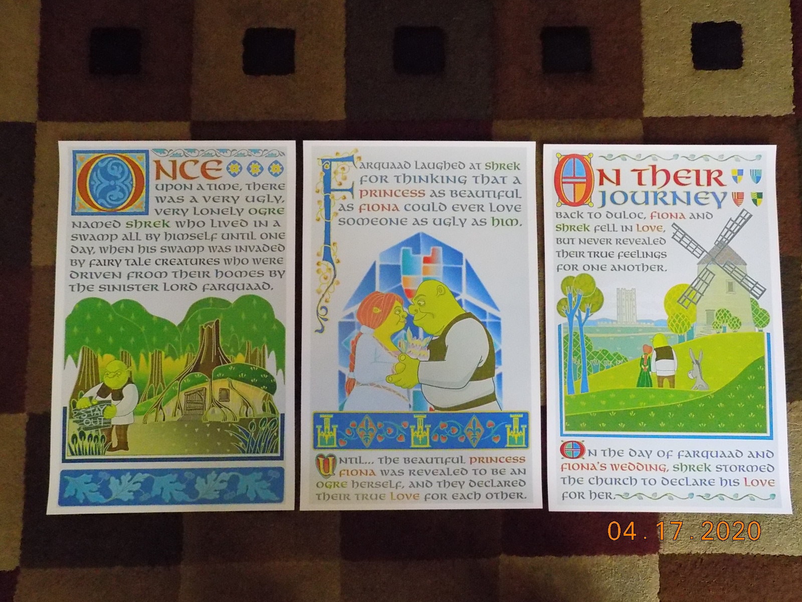 Shrek 11 X 17 Collector's Poster Prints | Etsy