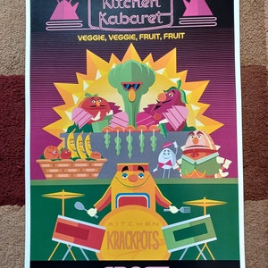 Epcot Kitchen Kabaret ( 11" X 16" ) Collector's Poster Print B2G2F - Etsy