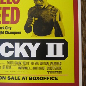 Rocky 2 - 11" X 17" Rocky Vs Apollo Movie Flight Poster Print - B2G1F ...