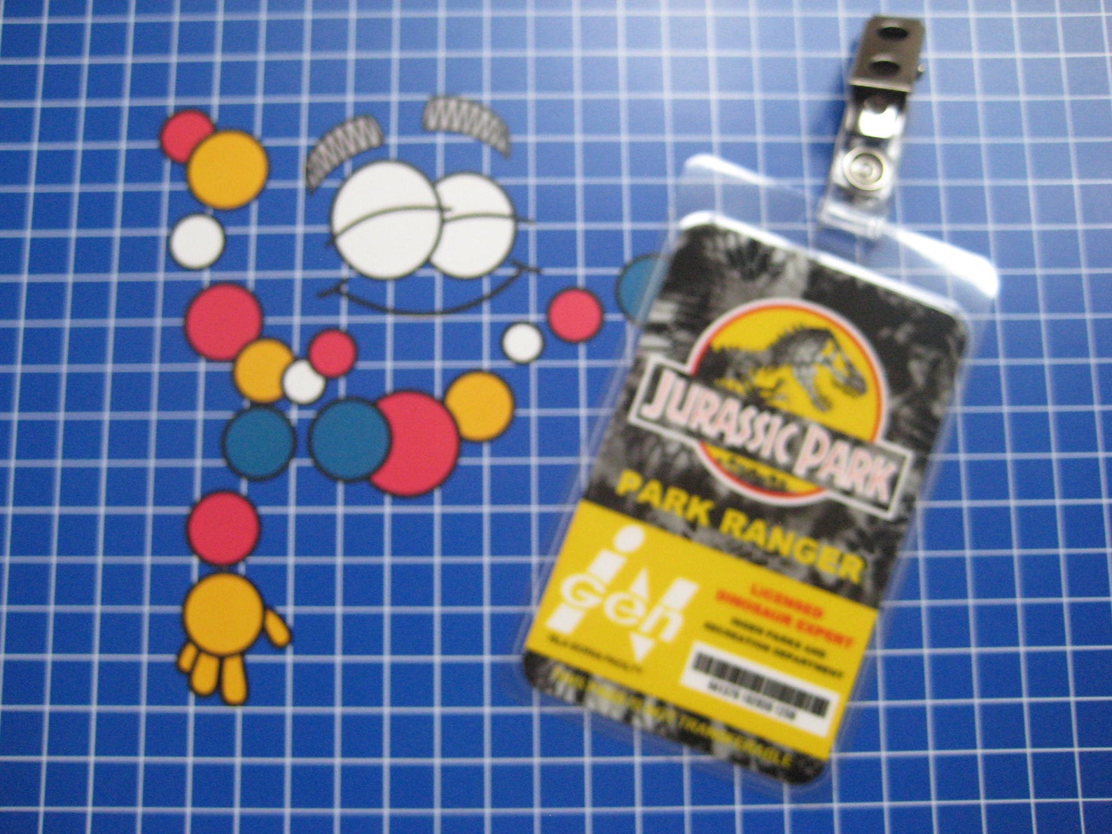 Jurassic Park Park Ranger Prop I.D. Badge T2 B3G1F - Etsy