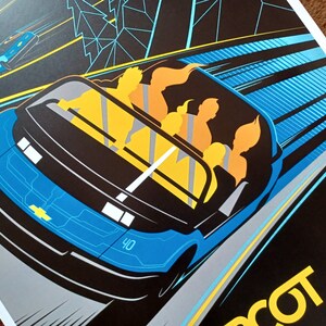 Epcot Test Track ( 11" X 16" ) Collector's Poster Print B2G2F - Etsy