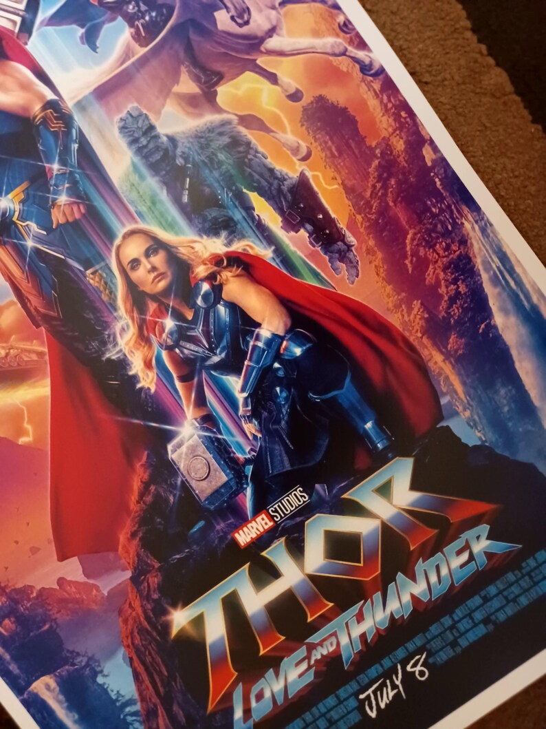 Thor: Love and Thunder11 X 17 Movie - Etsy