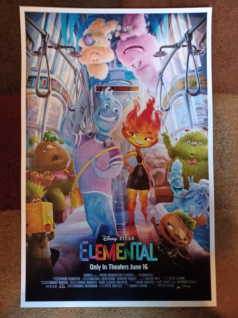 Elemental ( 11" X 17" ) Collector's Poster Print B2G2F - Etsy