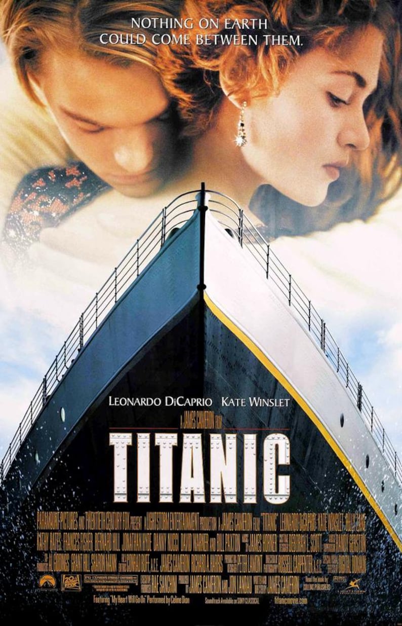 Titanic 11" X 17" Collector's Movie Poster B2G1F - Etsy