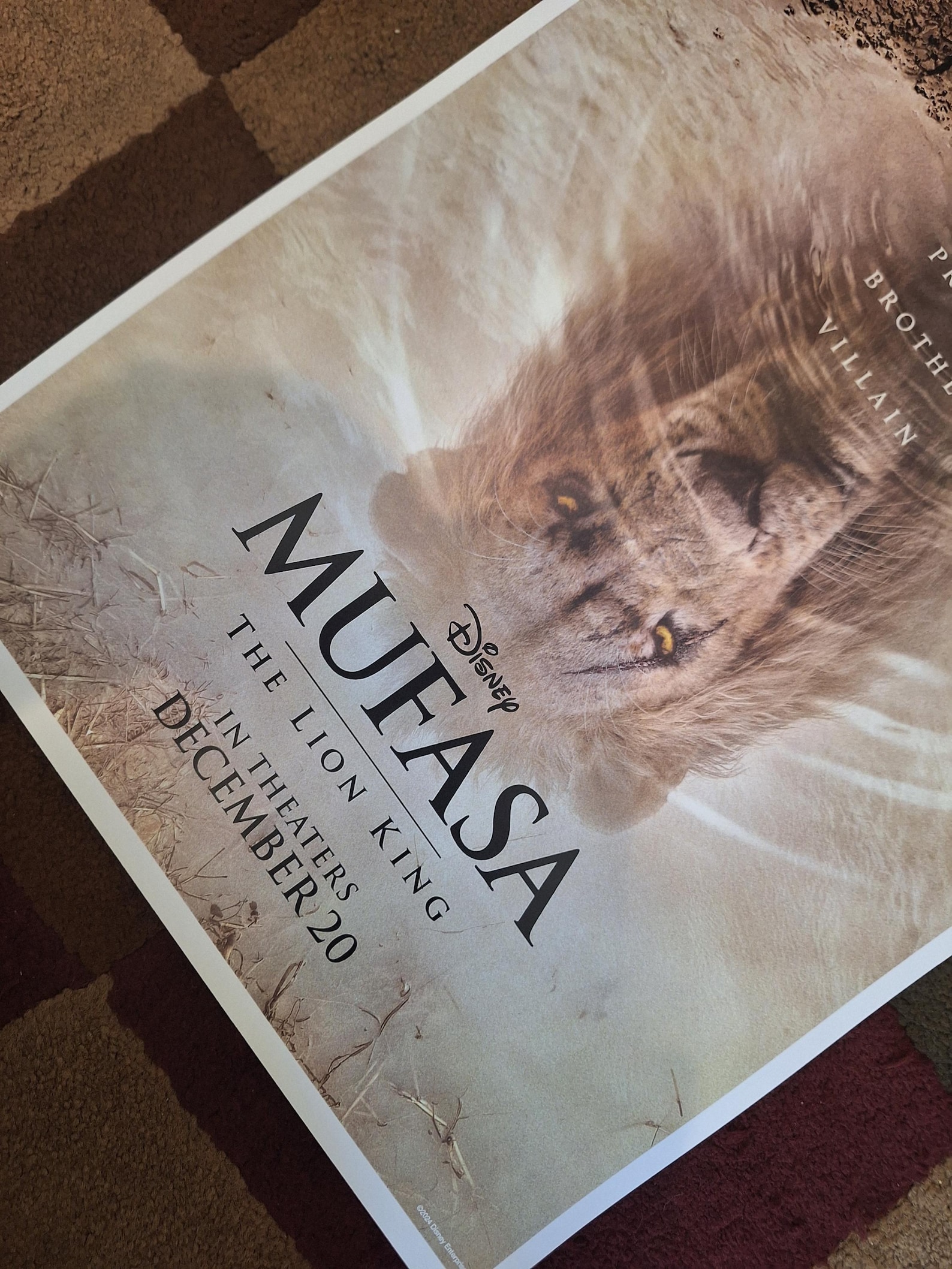 Mufasa 11 X 17 Collector's Poster Print T2 B2G1F - Etsy