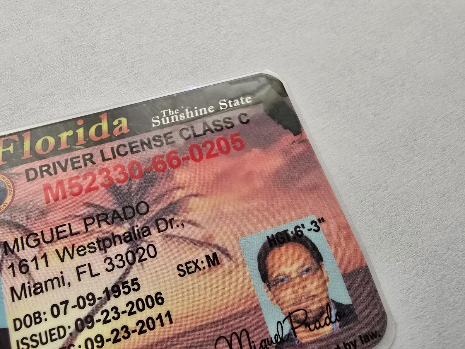 Dexter TV Series Miguel Prado Assistant District Attorney Driver's ...
