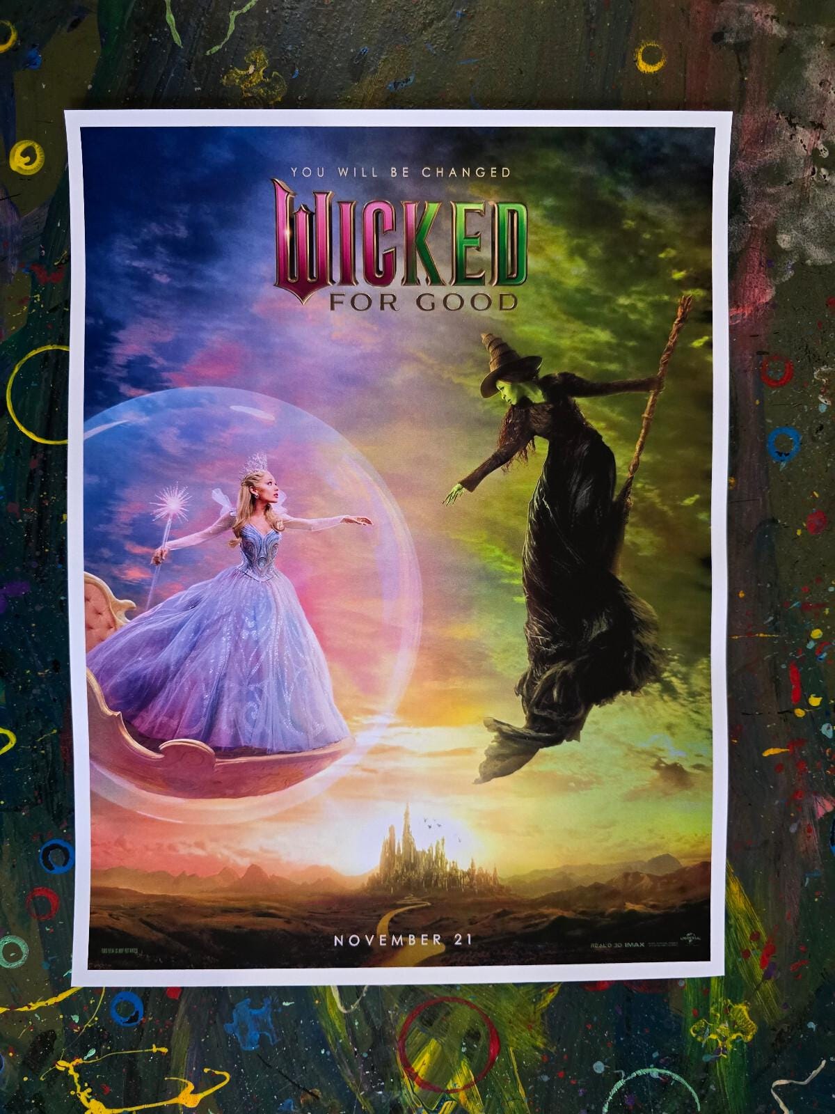 Wicked for Good 11" X 14.5 " Collector's Movie Poster B2G1F - Etsy